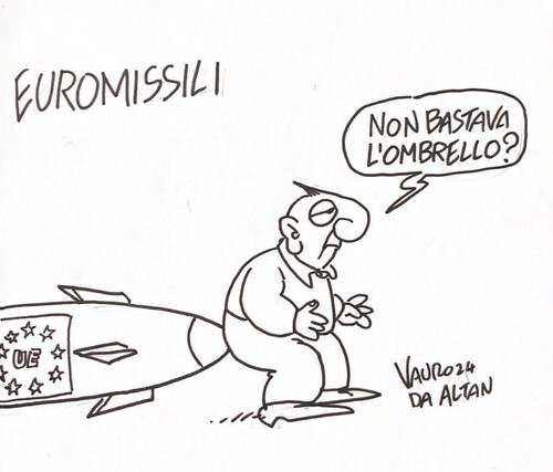 L'evoluzione della satira: dall'ombrello di Altan all'euromissile di Vauro